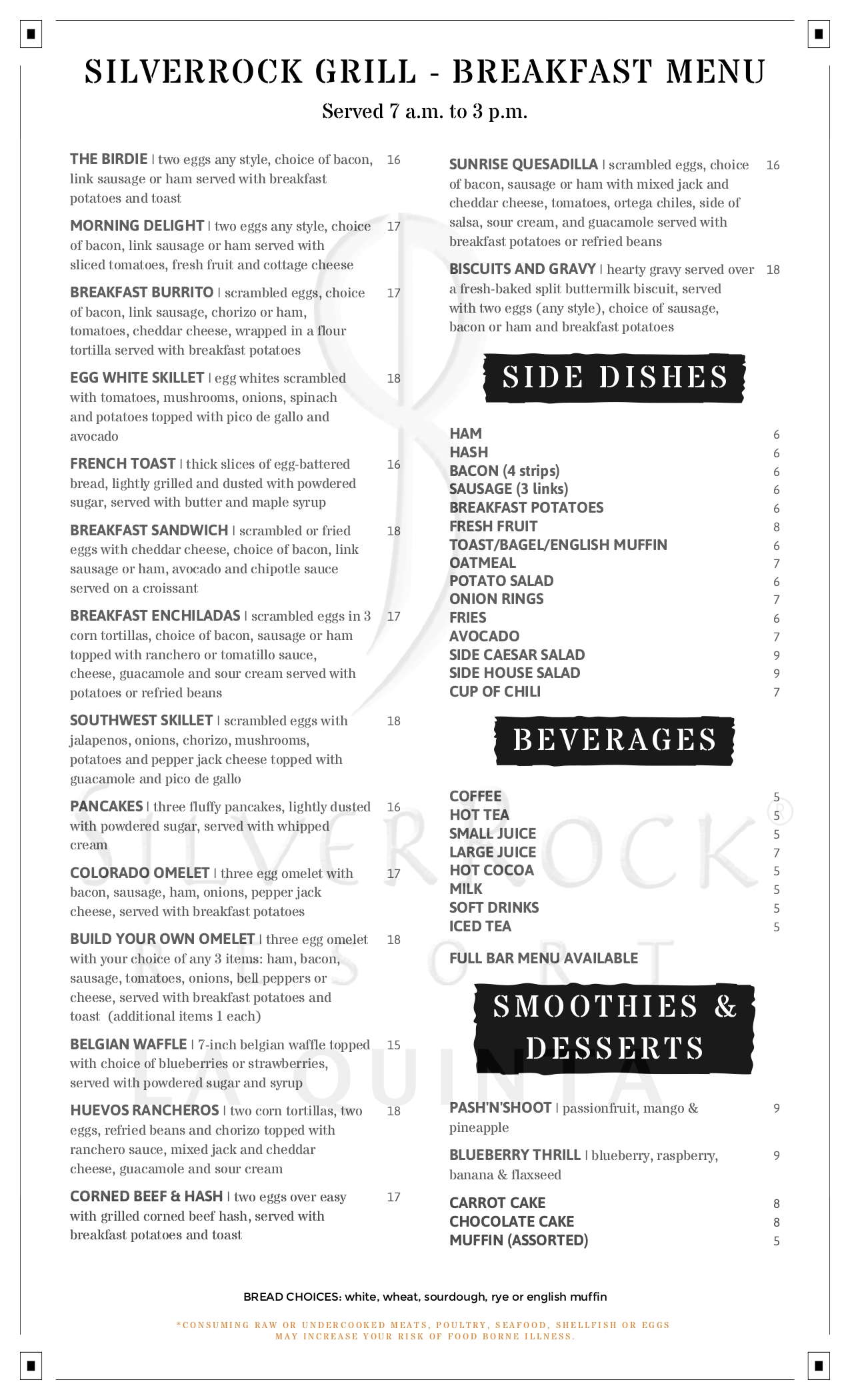 SilverRock Grill - SilverRock Resort